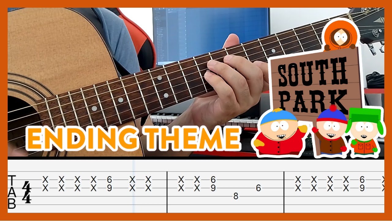 South Park - Ending Theme (TABS + PDF) Guitarra: Carlos Suárez - Primus ...