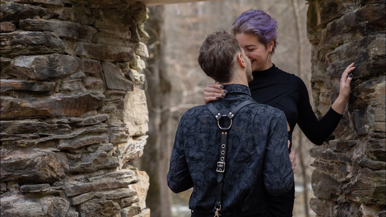 Adventure Couples Session at Sope Creek Paper Mill Ruins, Georgia ...