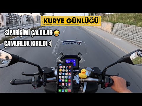 KURYE GÜNLÜĞÜ 36 | SİPARİŞİMİ ÇALDILARR | ÇOCUK İSTİLASI | UFAK BİR KAZA