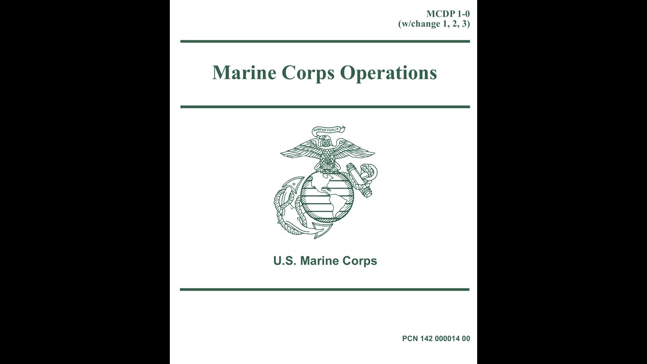 MCDP 1 0 Operations - YouTube