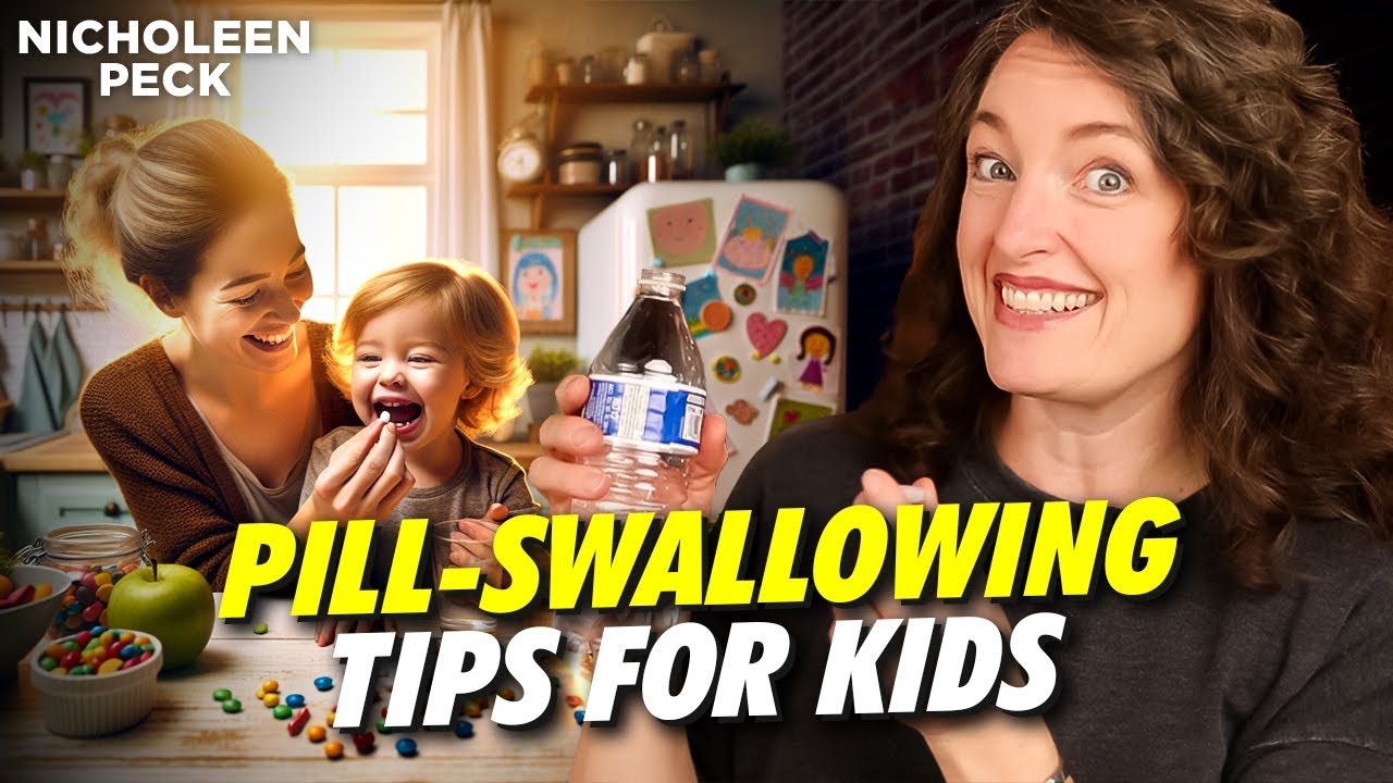 How To Teach A Kid To Swallow A Pill - YouTube
