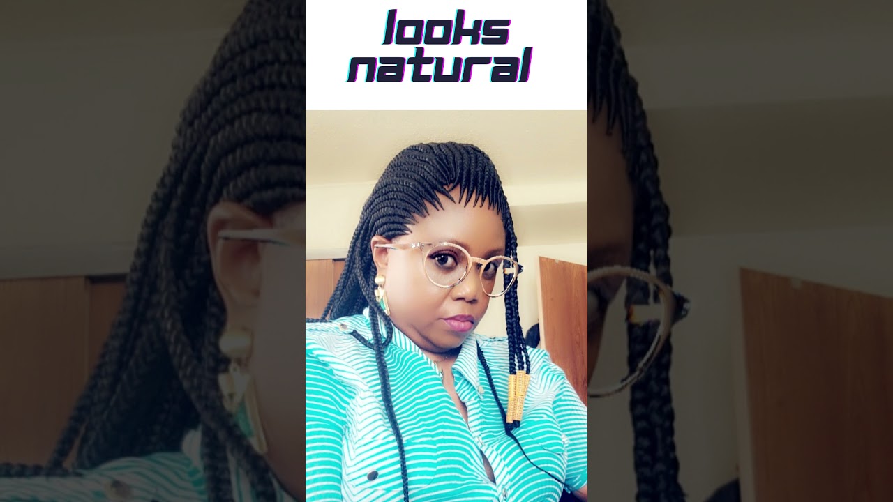 How is braided cornrow wig Demi rasta looks - YouTube