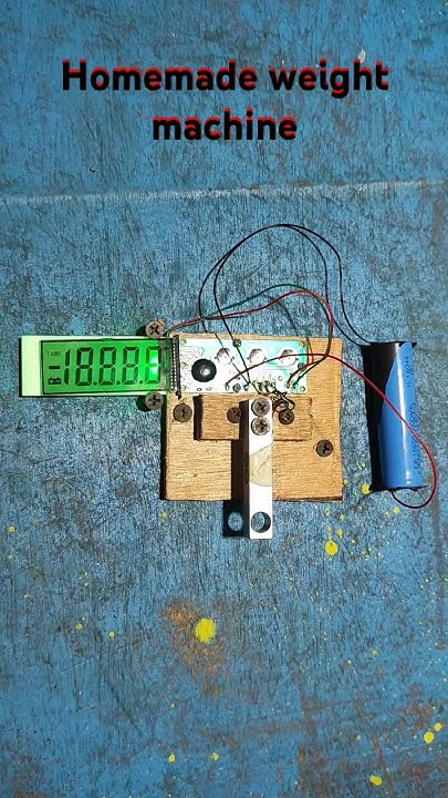 HOW TO MAKE "DIGITAL" WEIGHT MACHINE || HOMEMADE WEIGHT MACHINE # ...