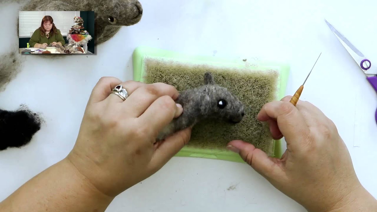 DIY Needle Felted Sheep - YouTube