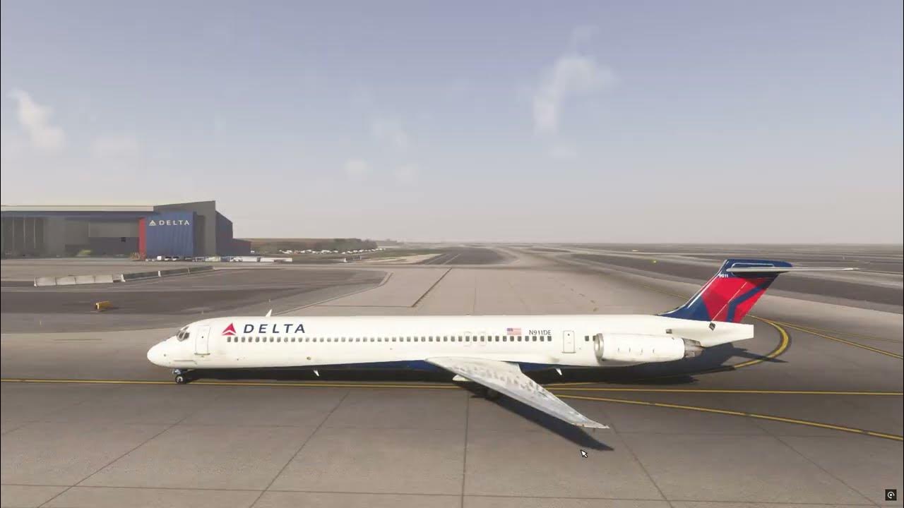 MD88 "Maddog" Hazy arrival into SLC (KSLC 34R) - YouTube