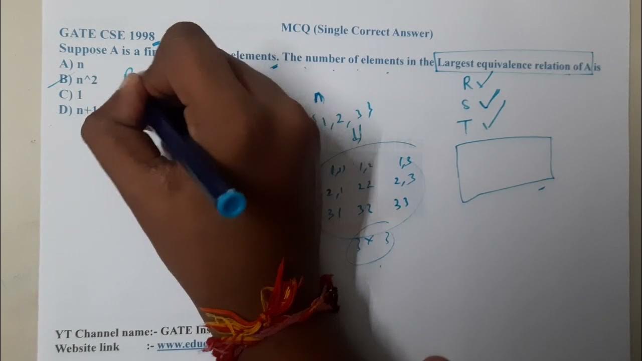GATE CSE 1998 - YouTube