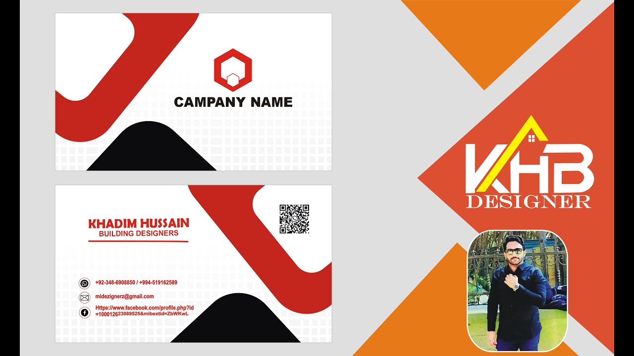 How to Make Business Card Design In Core DRAW | Business Card Design ...