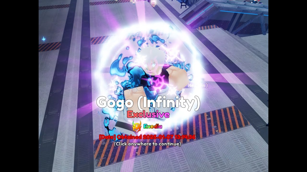 Roblox anime guardians showcase exodia Gogo ( infinity) - YouTube