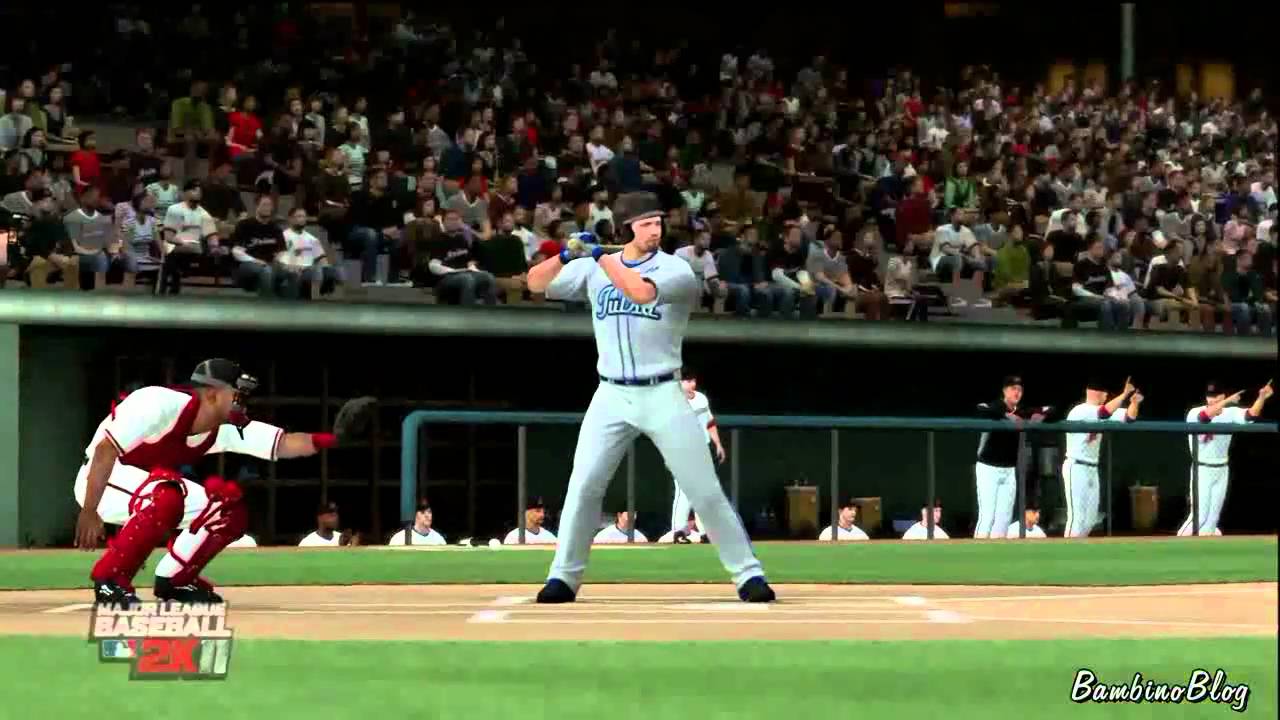 MLB 2K11 My Player :: Home Run Hits The Foul Pole - YouTube