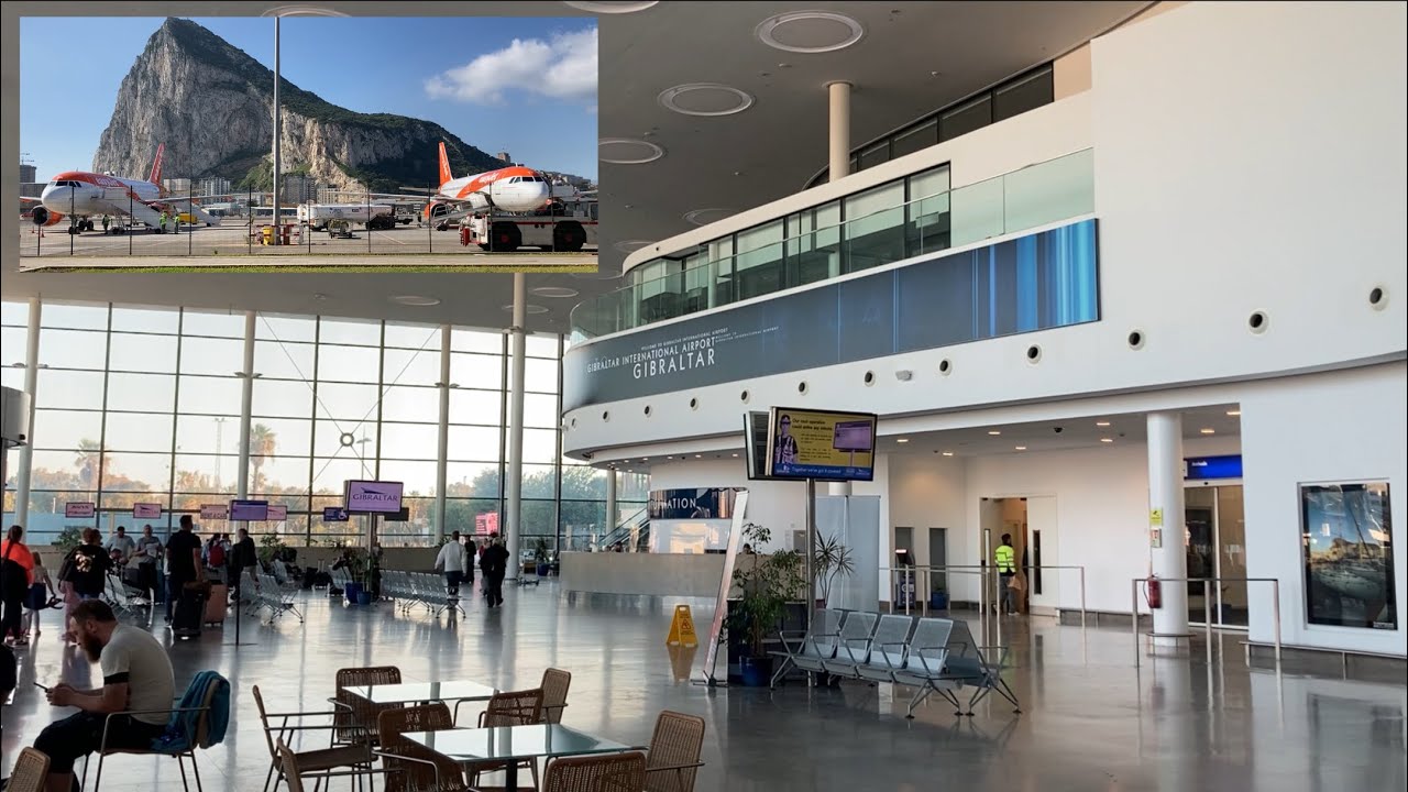 GIBRALTAR AIRPORT (GIB) FULL TERMINAL TOUR & WALK AROUND! - MAY 2022 🇬🇮 ...