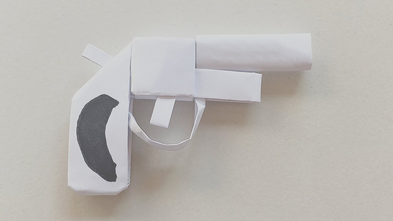 How To Make Origami Gun
