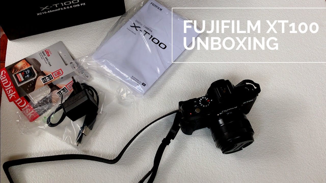 Fujifilm XT100 Unboxing - YouTube