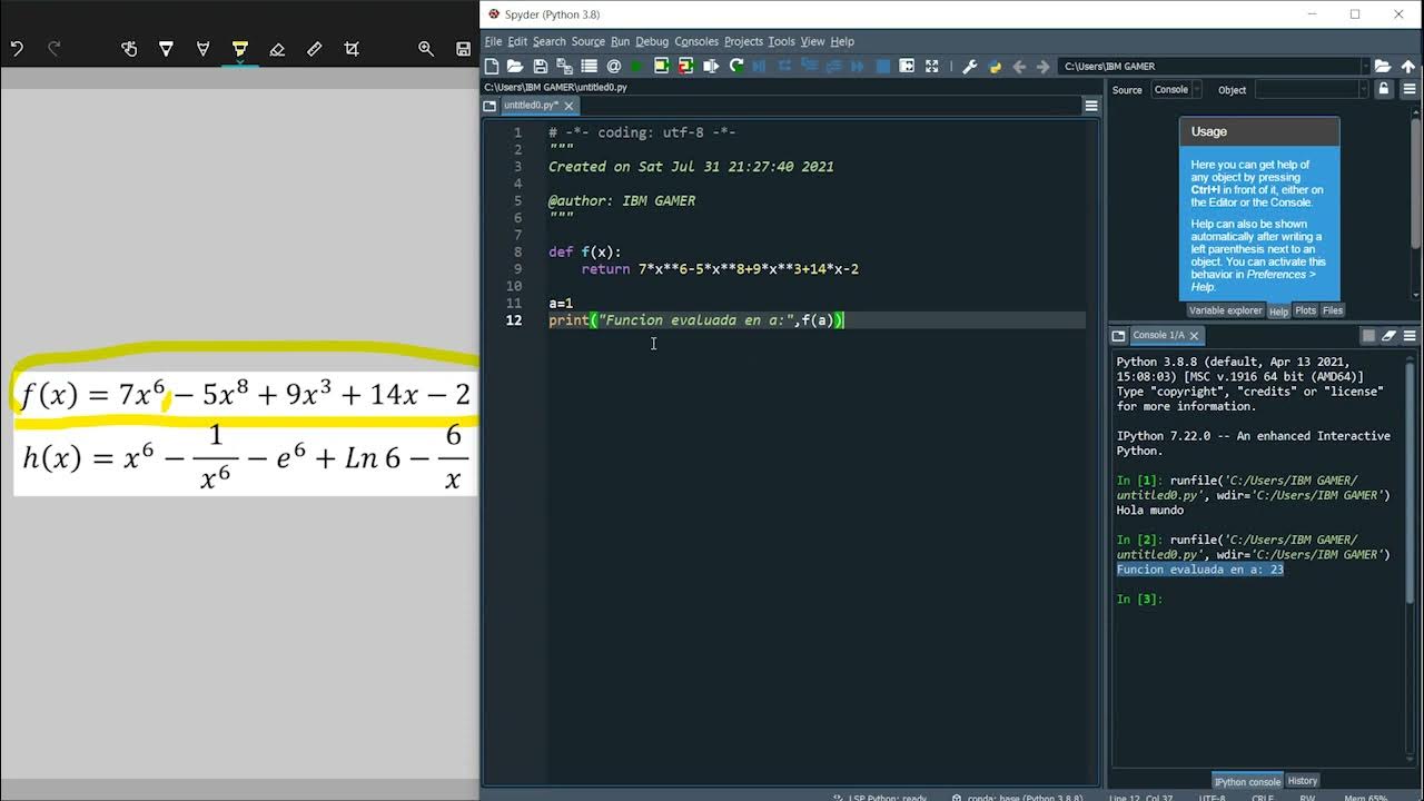 V3 - FUNCIONES MATEMÁTICAS PYTHON - YouTube