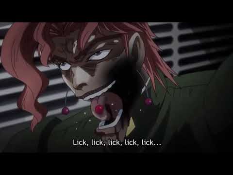 Jojo's Bizarre Adventure "Everytime Kakyoin Eats A Cherry Scenes. - YouTube