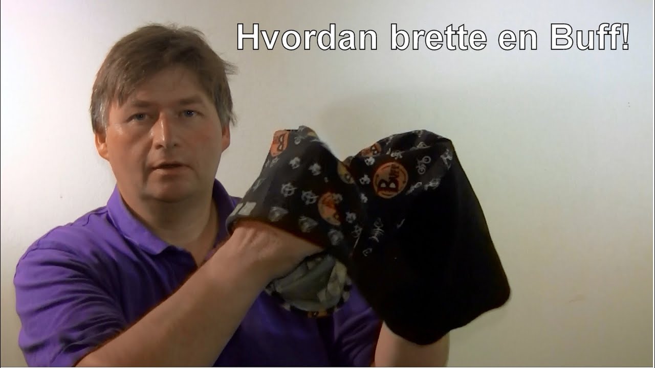 Hvordan brette en Buff til lue, hals, balaklava, ørevarmer og mer ...