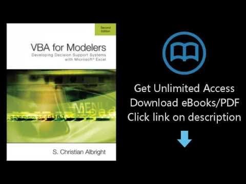 VBA for Modelers: Developing Decision Support Systems Using Microsoft Excel (with VBA Program CD ...