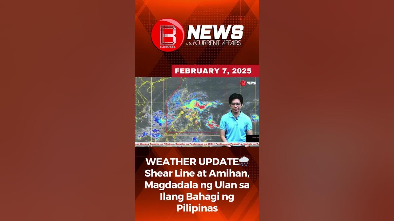 Shear Line at Amihan, Magdadala ng Ulan sa Ilang Bahagi ng Pilipinas - YouTube