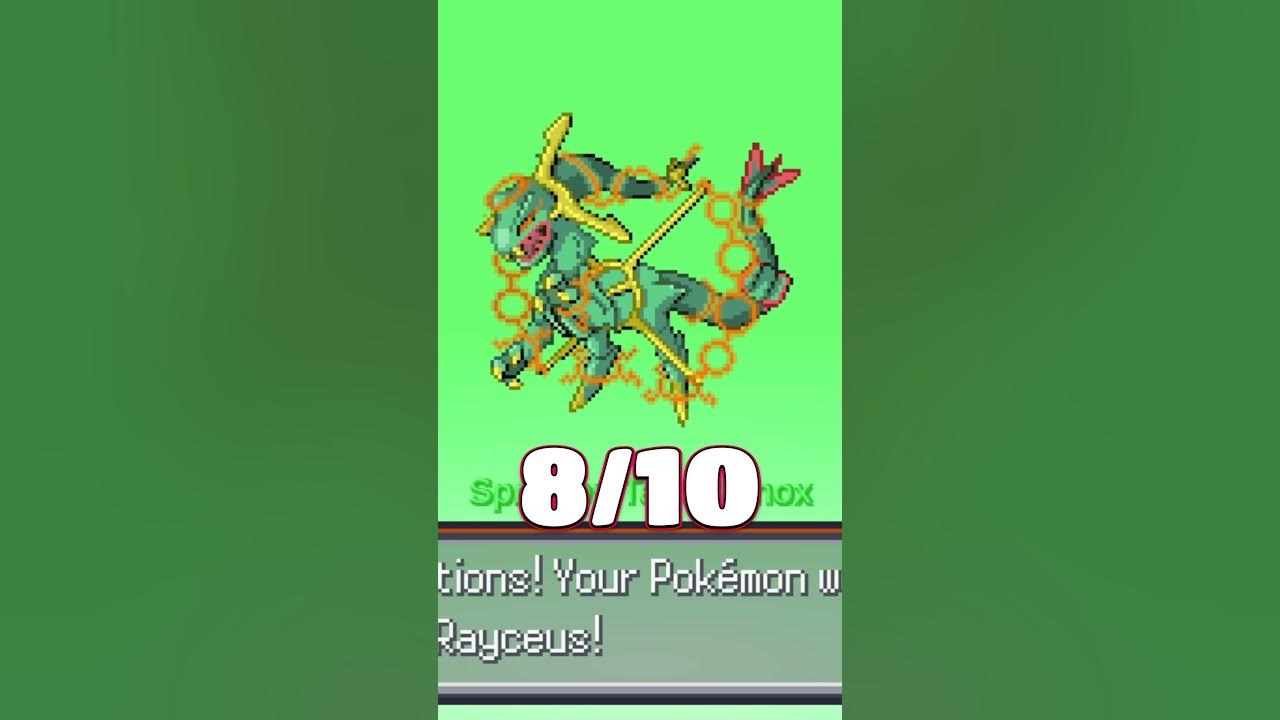Arceus And Rayquaza Fused Together Shorts Pokemoninfinitefusion Short Youtube