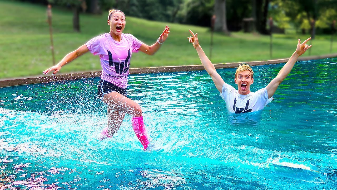 SHE RAN ON WATER!! - YouTube