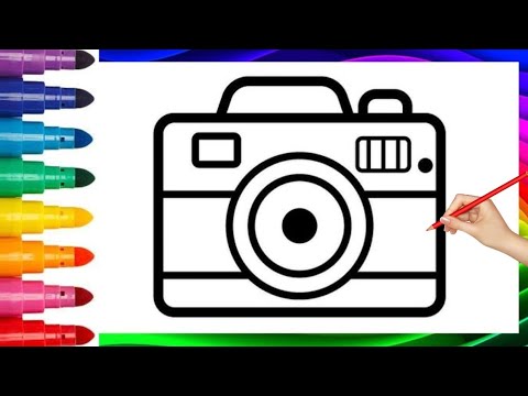 How to Draw a Camera | Easy Step by Step Tutorial - YouTube
