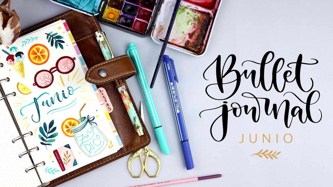 Bullet Journal | Junio 2020 - YouTube