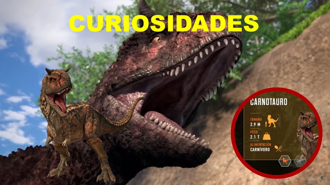 10 CURIOSIDADES DEL CARNOTAURUS SASTREI "TORO" - YouTube