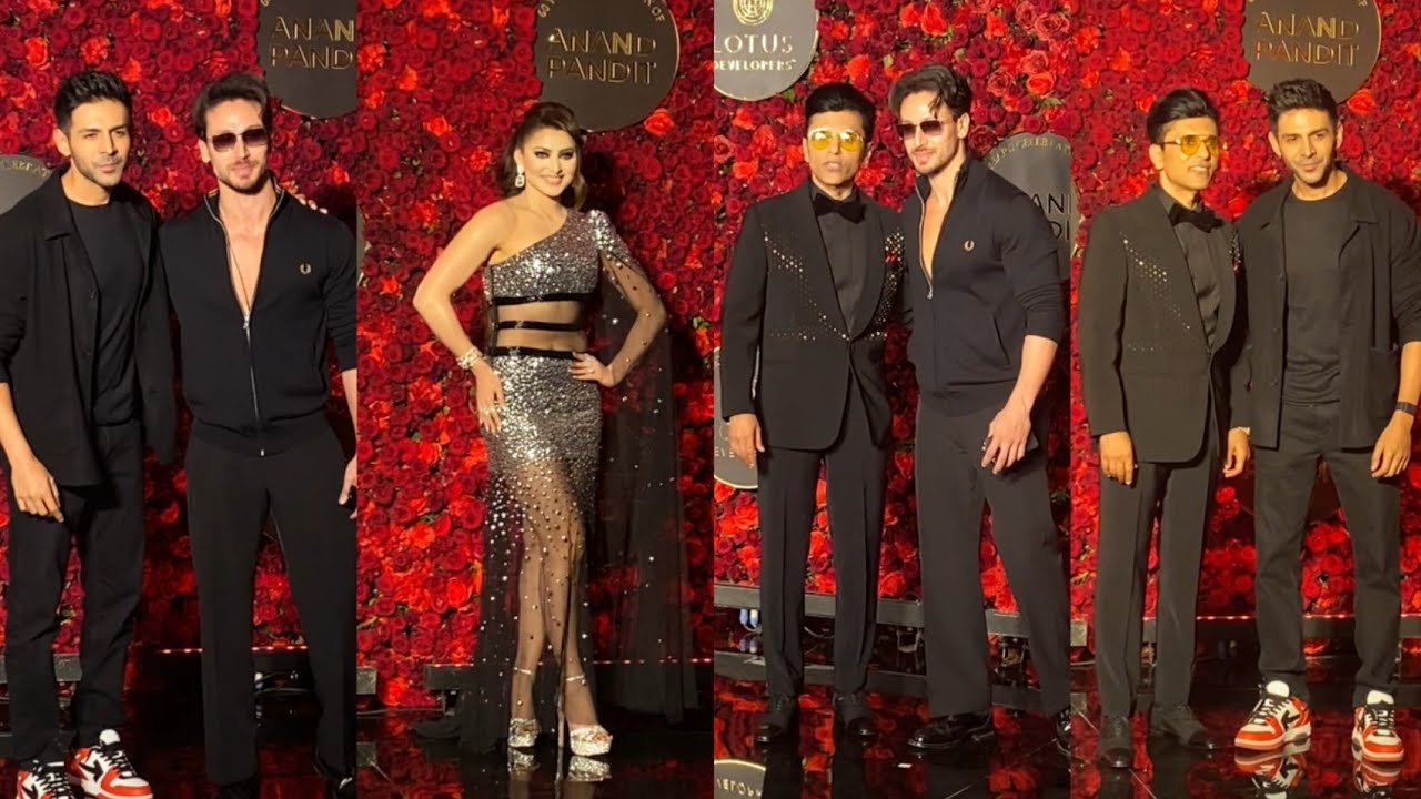 Jeetendra Kartik Aaryan Anand pandit Tiger Shroff Urvashi Rautela At ...