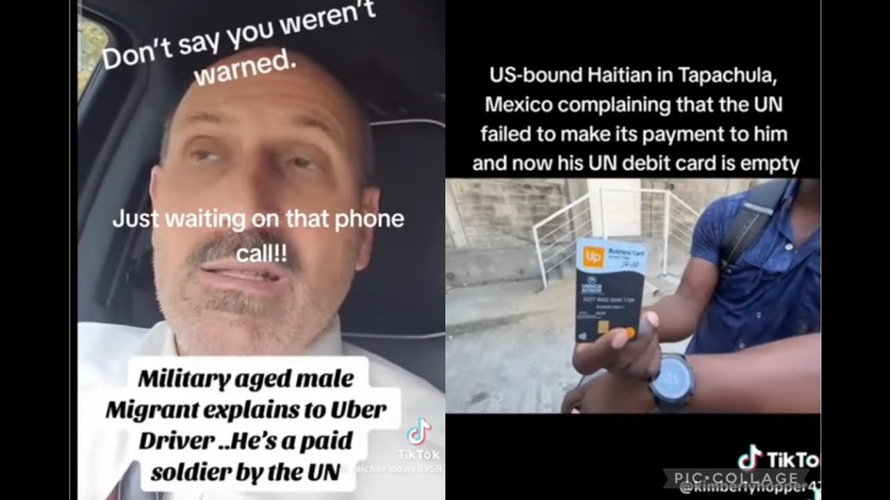 Sleeper Cells in America🪖 Migrant admits he’s a PAID Soldier by the UN ...