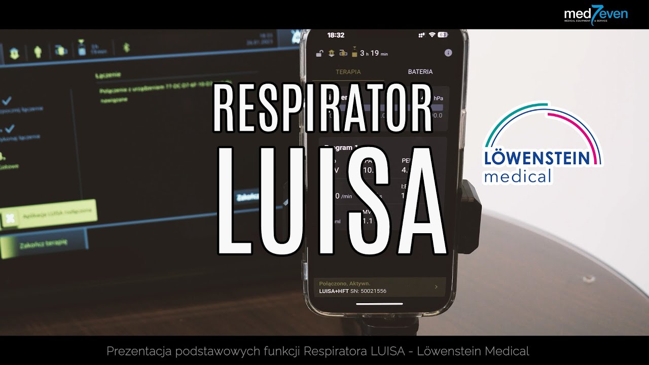 Respirator LUISA - Löwenstein Medical - Podstawowe Funkcje - #medseven ...