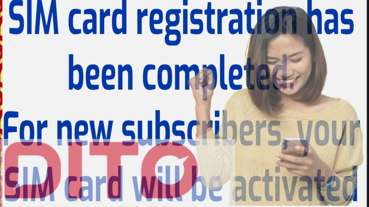 DITO sim registration | Sim card registration | How to register simcard ...