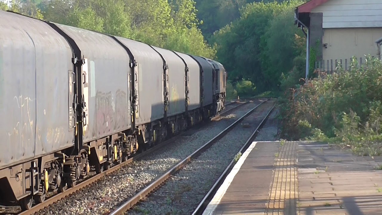 DB Cargo UK Class 66 no: 66075 @ Chepstow {25/04/2020}. - YouTube