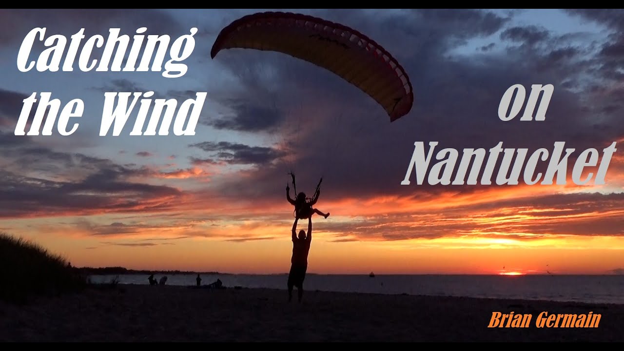 Catching the Wind on Nantucket: Beach Paragliding Kid - YouTube