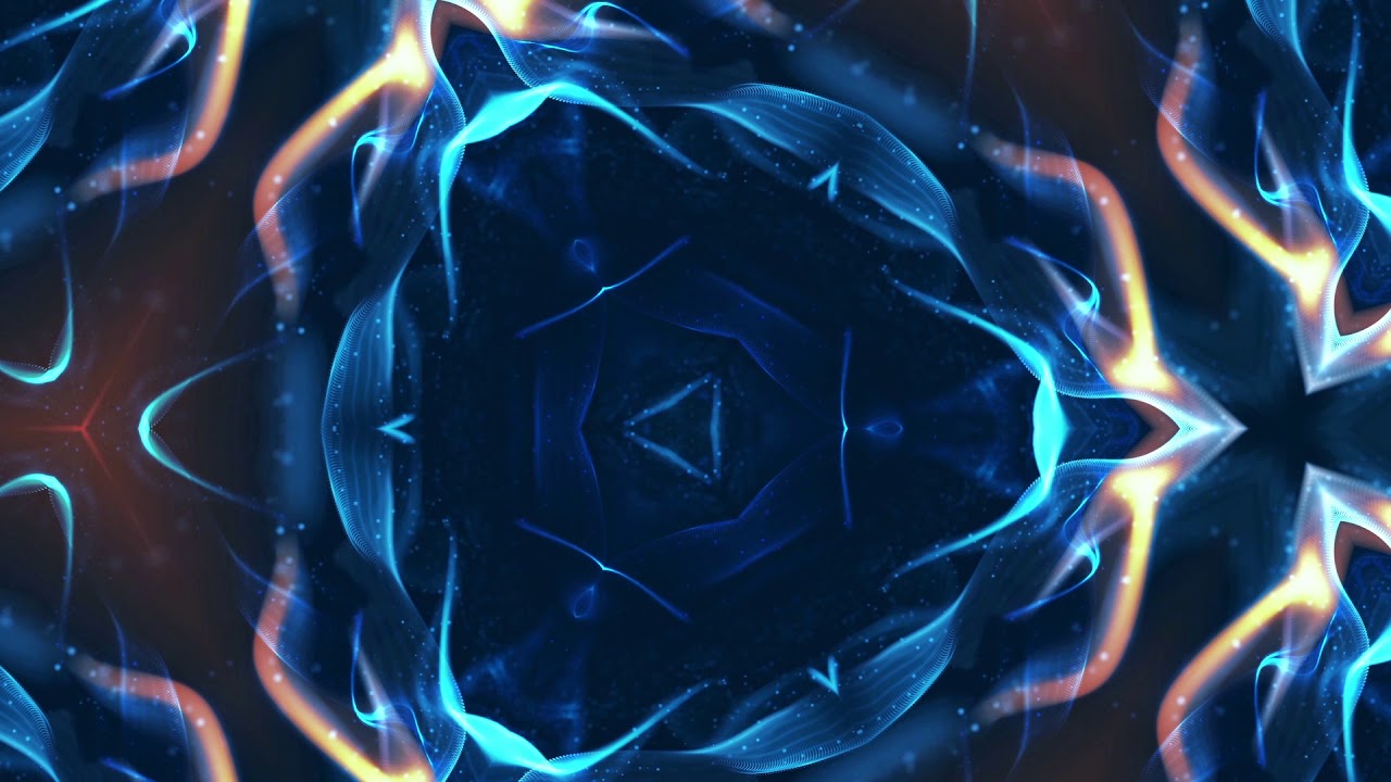 VJ/DJ Abstract Blue Orange FLow Motion || Animated Motion Background ...