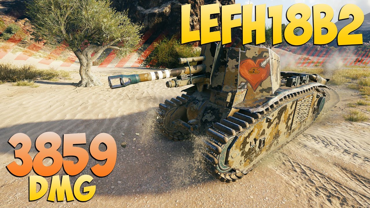 leFH18B2 - 3 Kills 3.8K DMG - Generous! - World Of Tanks - YouTube