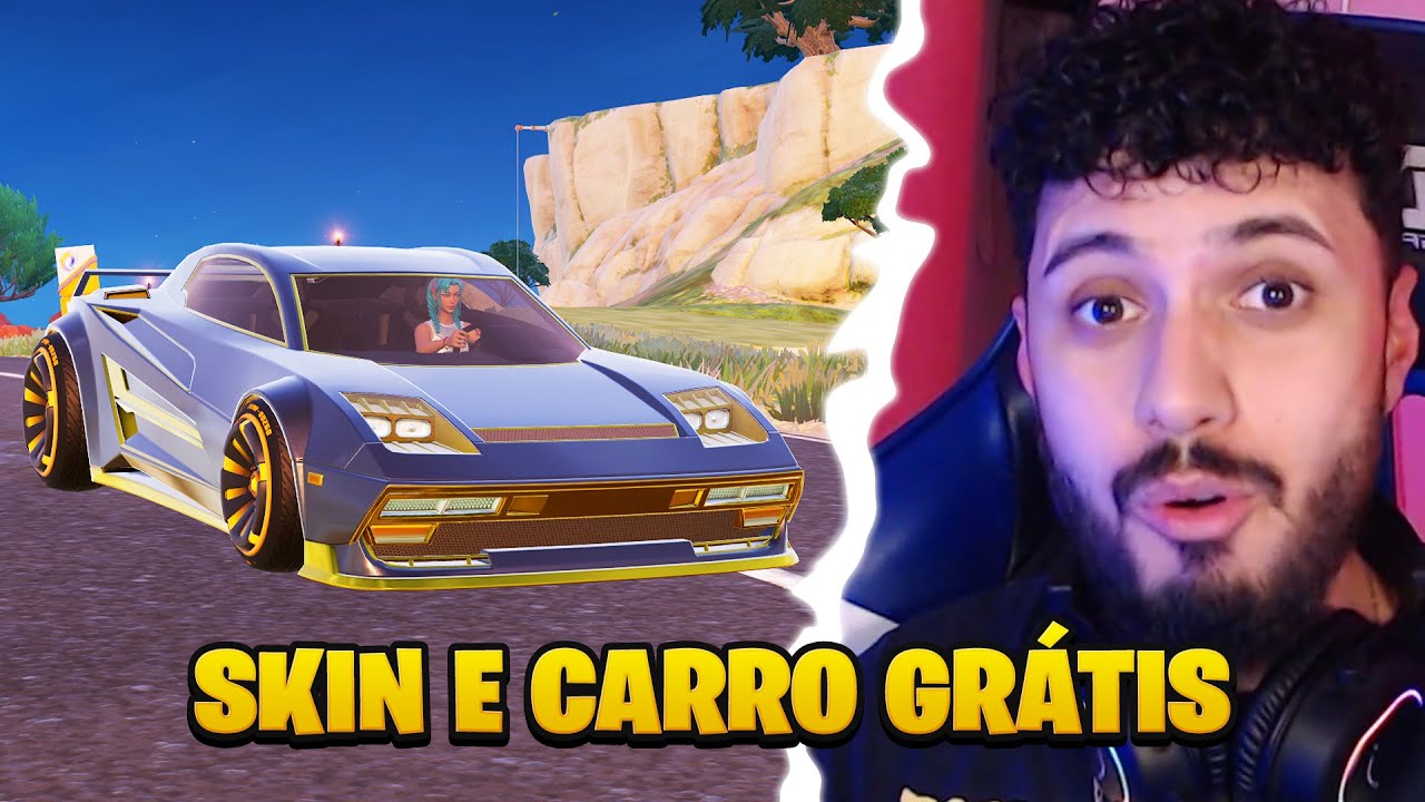 SKINS GATALINA E CARRO DIESTRO GRÁTIS NO FORTNITE - YouTube