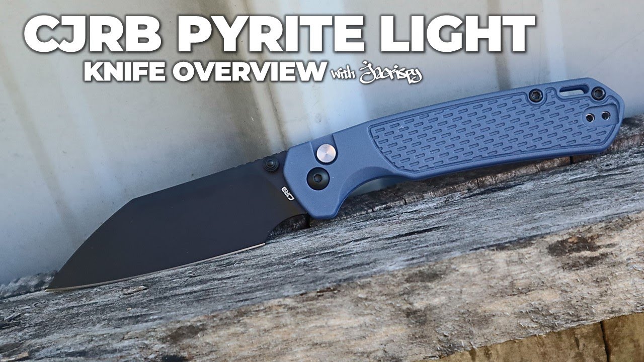 CJRB Pyrite Light Folding Knife | 5-Minute Review | Atlantic Knife ...