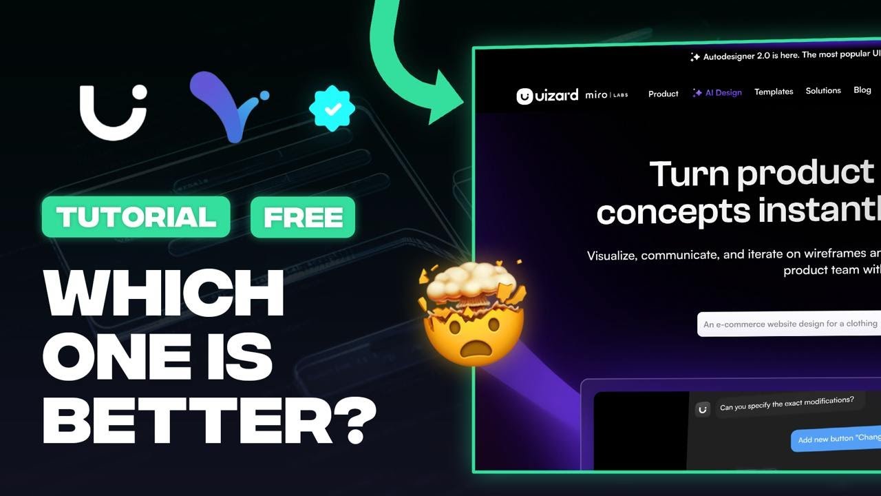 Uizard and visiliy.ai - YouTube