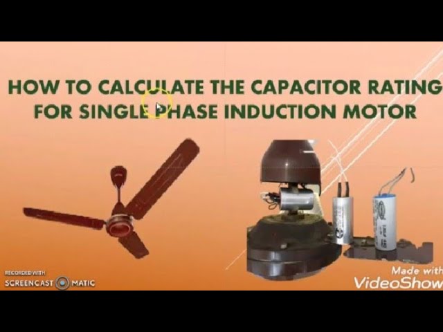 Why Single Phase Induction Motor Need Capacitor Bank Calculation ... Why Single Phase Induction Motor Need Capacitor Bank Calculation ...