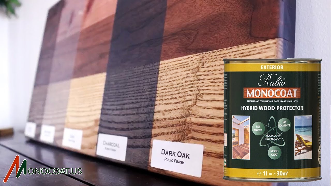 Rubio Monocoat Natural Oil Finish - Monocoat - Natural Oil Finish - YouTube
