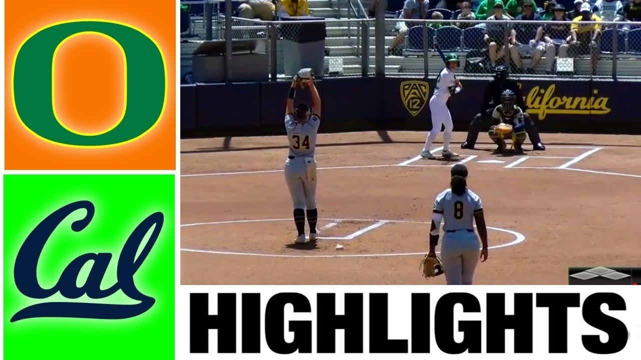 #17 Oregon vs California Highlights [GAME 2] | NCAA Softball Highlights ...