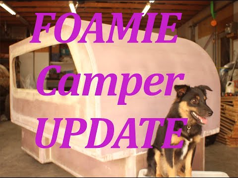 Foamie Camper Build- Front Fiberglass, Roof Rack, and more! - YouTube