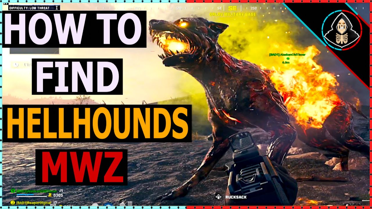 Where to Find Hellhounds in Modern Warfare 3 Zombies MWZ - YouTube