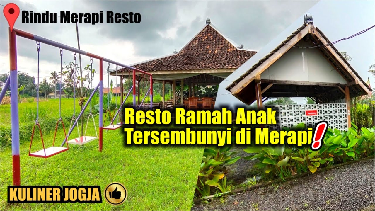 RESTO RAMAH ANAK yg TERSEMBUNYI DI AREA GUNUNG MERAPI‼️ RINDU MERAPI ...