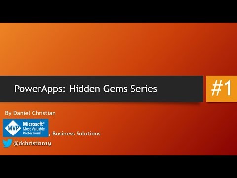 Microsoft PowerApps: Hidden Gems series #1 - YouTube