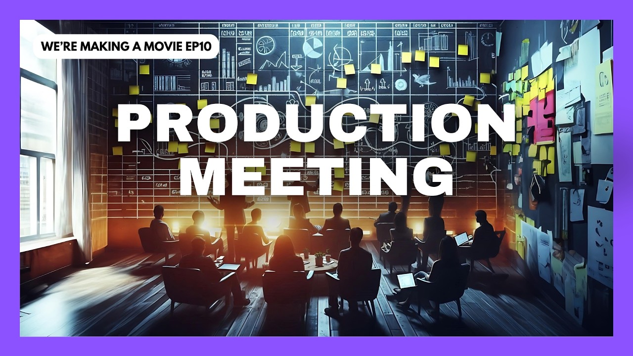 Behind the Scenes of an Actual Film Production Meeting in 2024 - YouTube