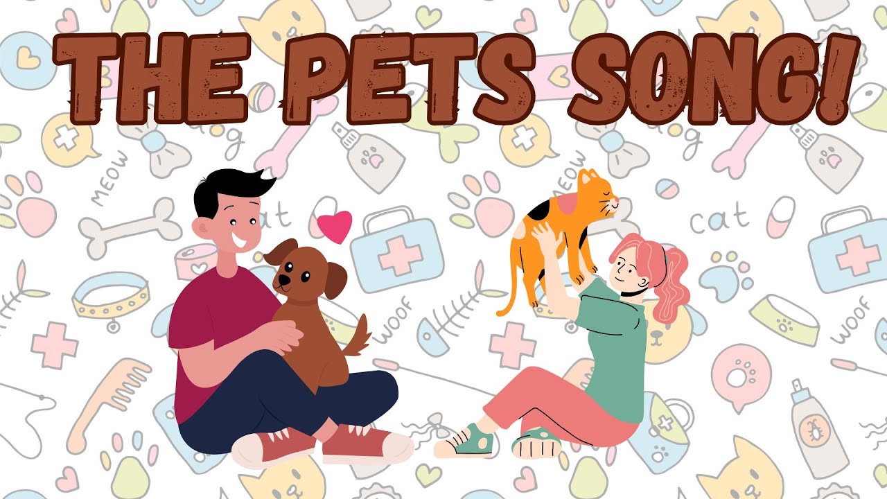 🐶 Fun Pet Song for Kids | Song about Cats, Dogs, Hamsters, Bunnies and ...