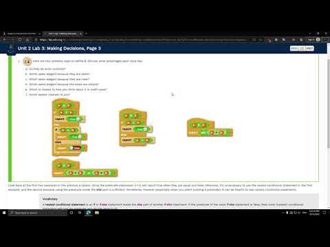 Unit 2 Lab 3 Page 3 Questions - YouTube