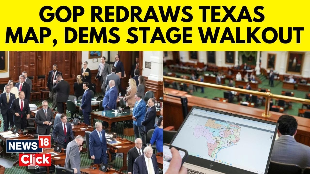 US News: Democrats Walk Out Over GOP’s New Texas Voting Map | Texas ...