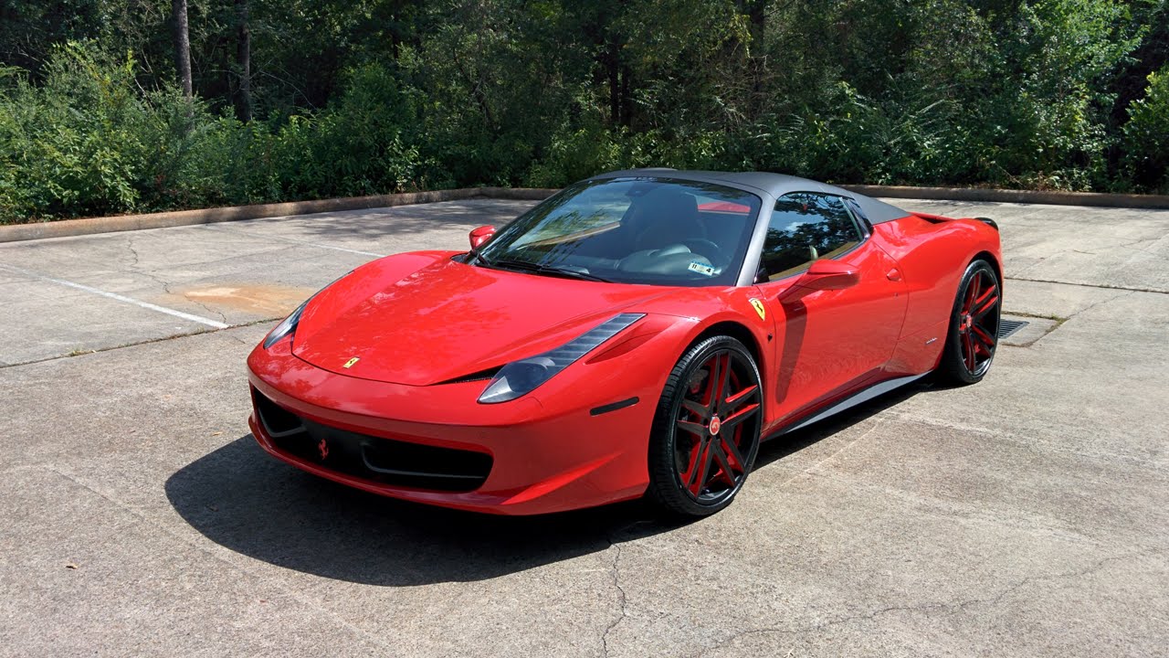 2013 Ferrari 458 Spider Review In Detail Start Up Exhaust Sound