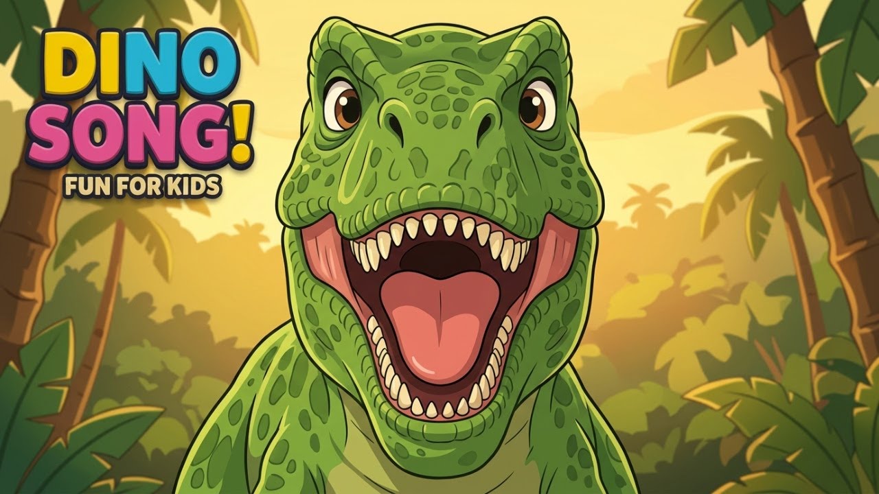 FUN Dinosaurs Song for Kids | Learn Dinosaur Names & Dance Along - YouTube